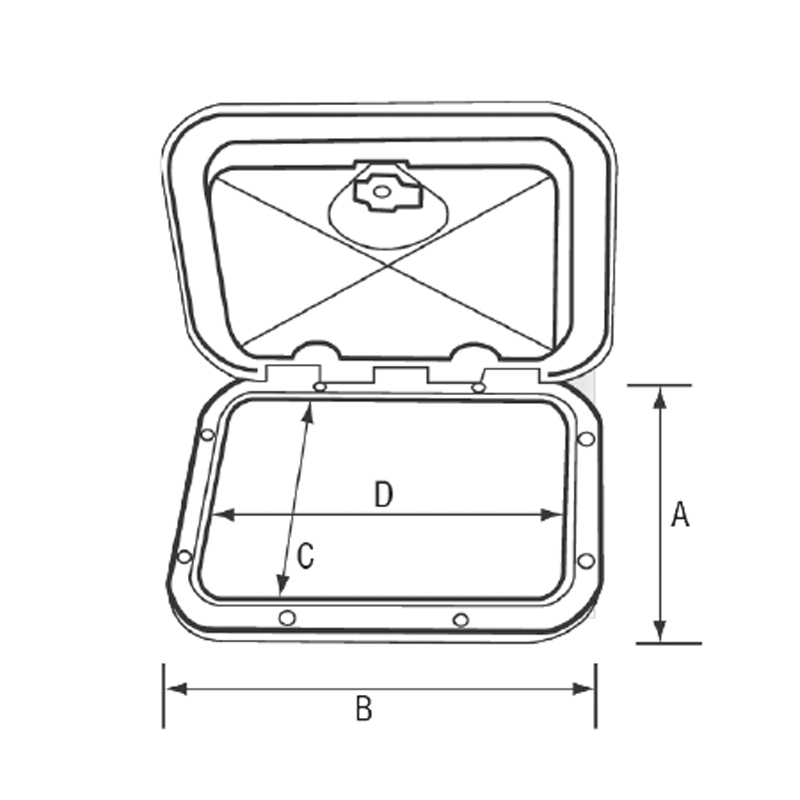MID LINE HATCHES (278x378mm) - GTM MARINE